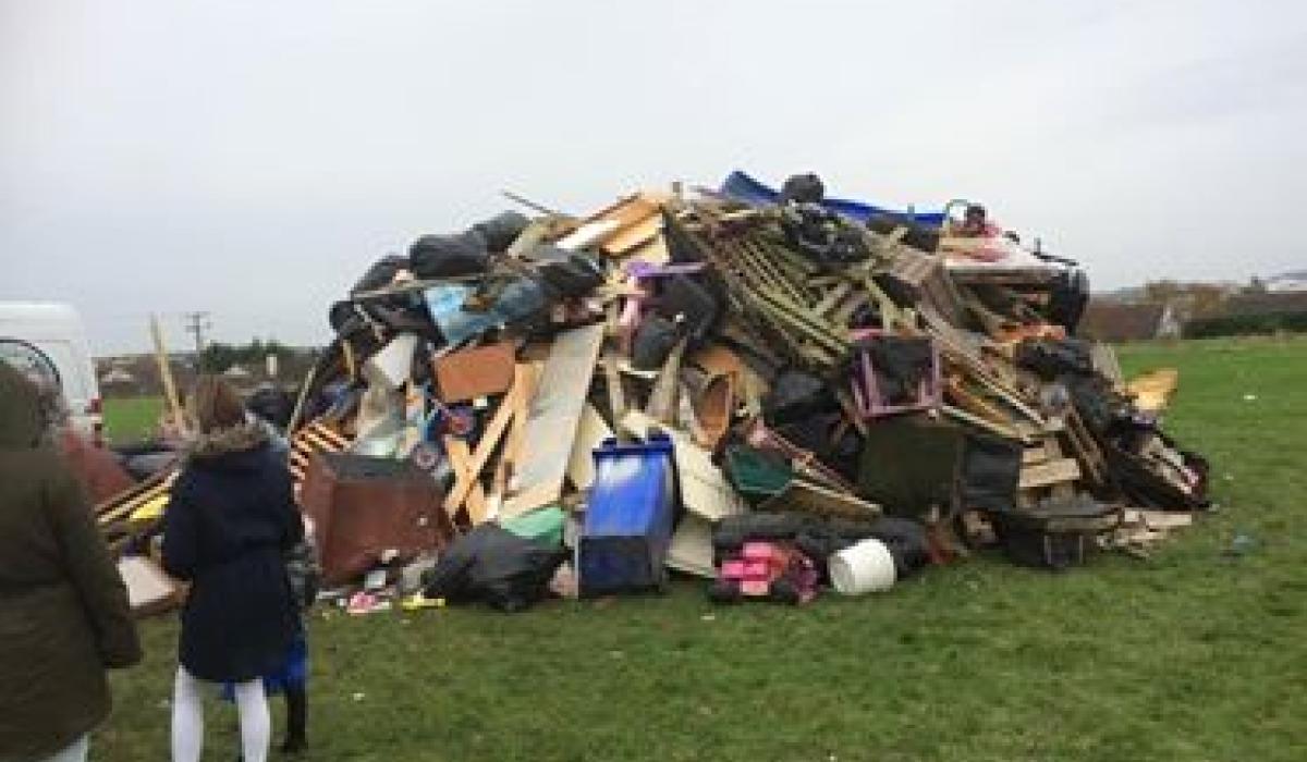 Adding fuel to the fire: Portlaoise community build bonfire bigger than ...