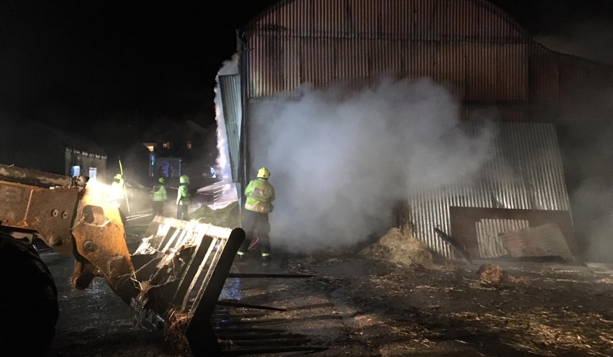 Large hay barn fire in Laois - Laois Live