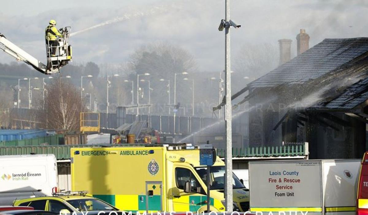 PICTURES: Laois crews battle fire and damage to Portarlington train ...