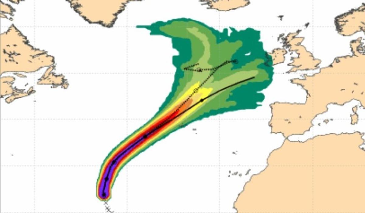 Met Éireann says track of Hurricane Lorenzo is 'very uncertain' - Laois ...
