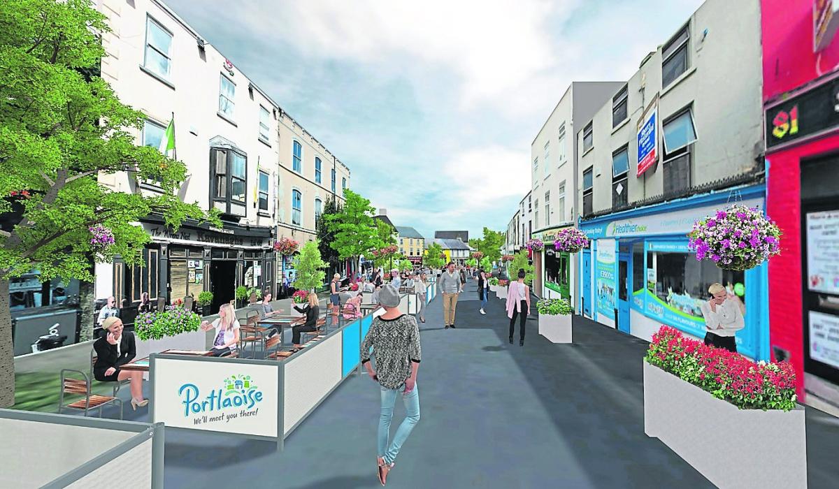 All of Portlaoise Main Street set for short trial ban on cars - Laois Live
