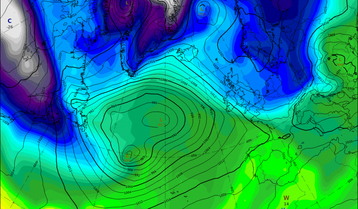 Met Éireann expects cold mild clash area over Ireland could deliver ...