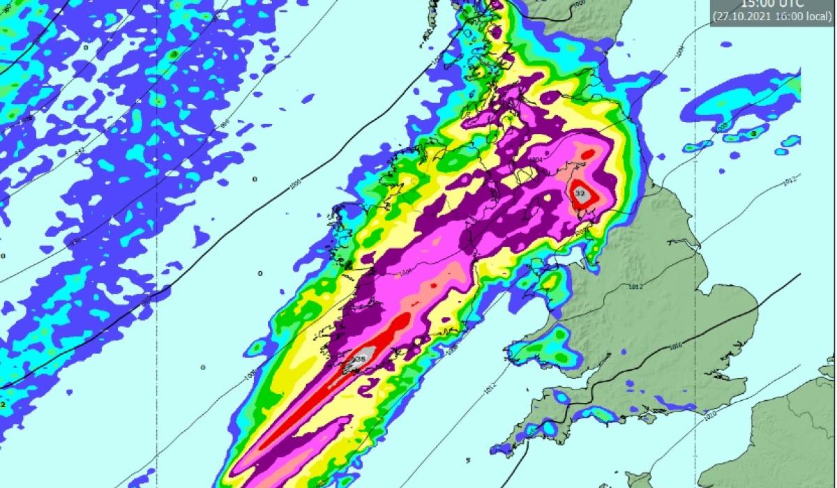 Red level rain in Met Éireann commentary mid-term break weather - Laois ...