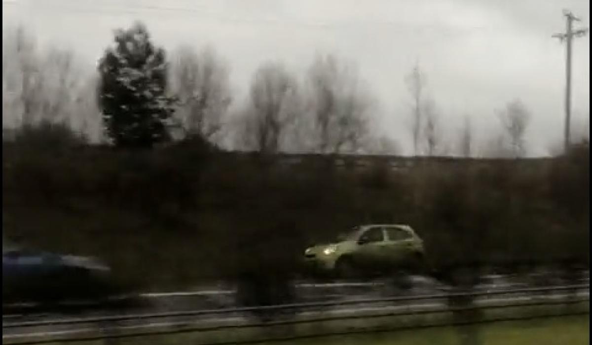 WATCH: Shocking footage of car driving wrong way on Laois motorway ...