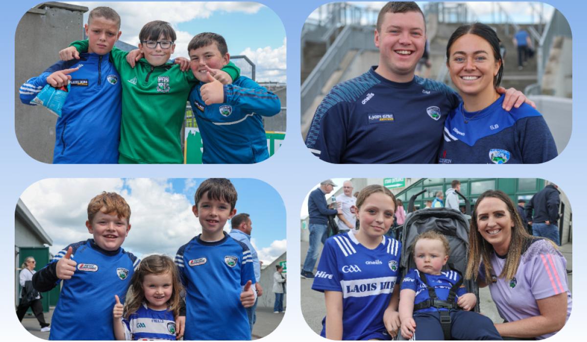 IN PICTURES: Laois GAA fans cheer on their side against Kildare in ...
