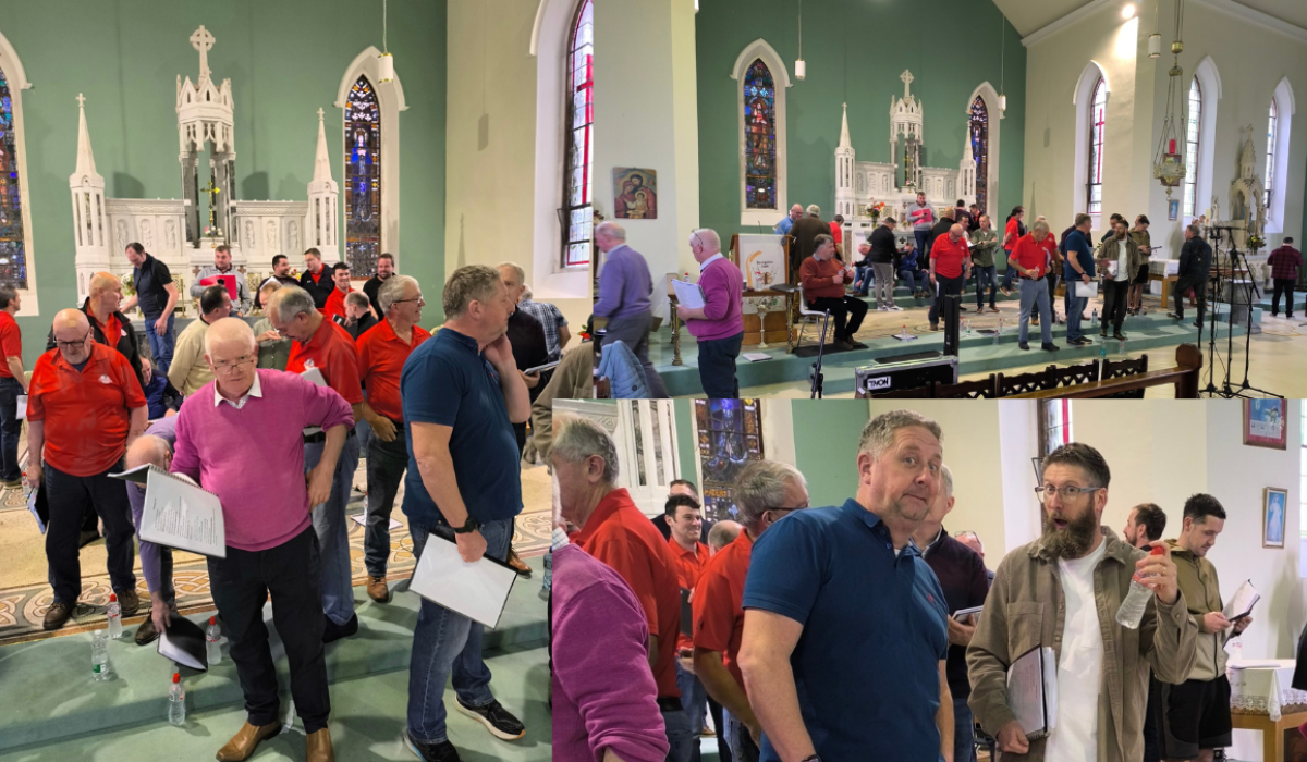 Timahoe Male Choir give an exciting new update on their new EP - Laois Live