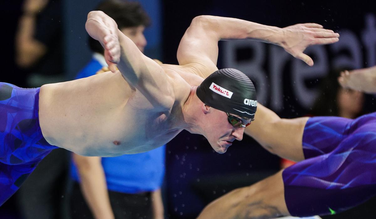 Irish swimmer with Laois roots happy with 'great swim' - Laois Live