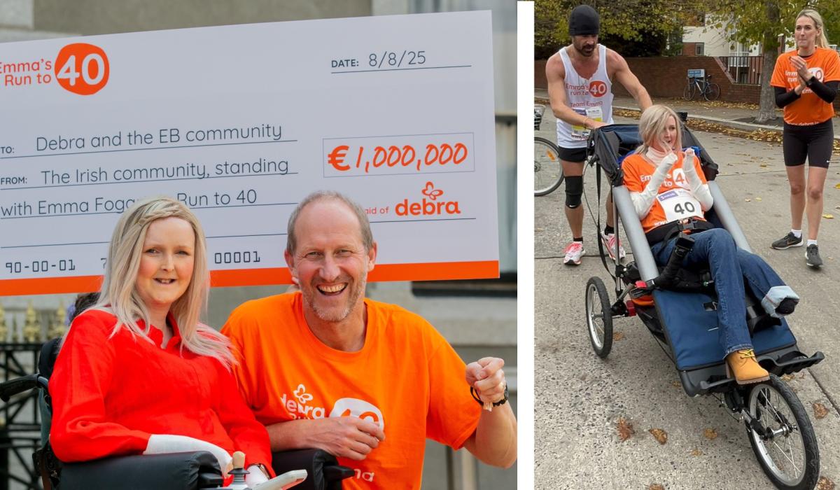 Laois EB activist Emma Fogarty delivers €1 million from Colin Farrell ...