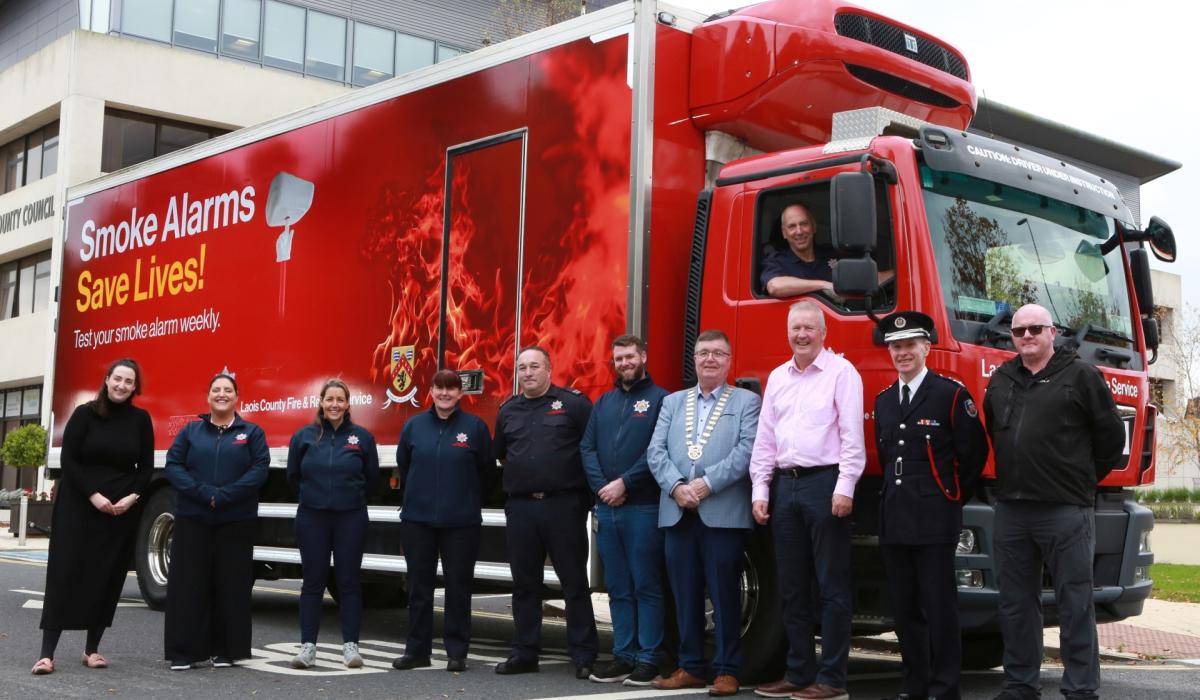 Laois Fire Service unveils unique redesign to fleet - Laois Live