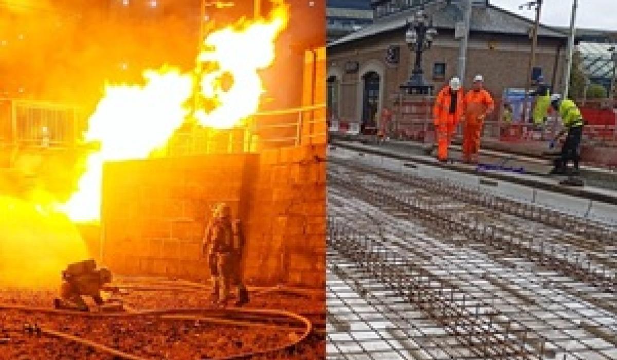 Laois company helps repair Dublin Luas bridge following dramatic fire ...