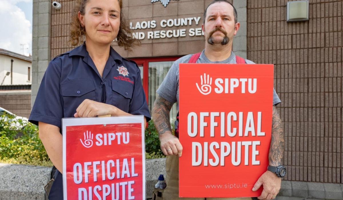 SIPTU Retained Fire Fighters to escalate strike action - Laois Live