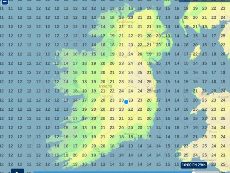 Met Éireann forecasts 'very warm' but humid weather for week ahead ...
