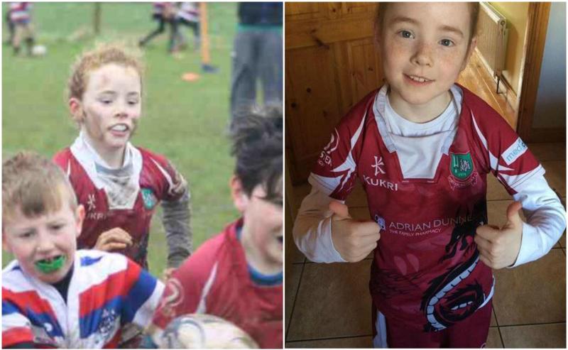 Laois girl Fiadh Lawlor chosen as Irish Rugby Mascot for Six Nations ...