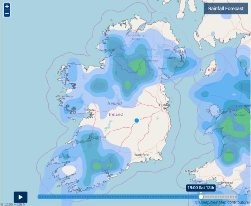 What's the Met Éireann weather forecast for this weekend? No need for ...