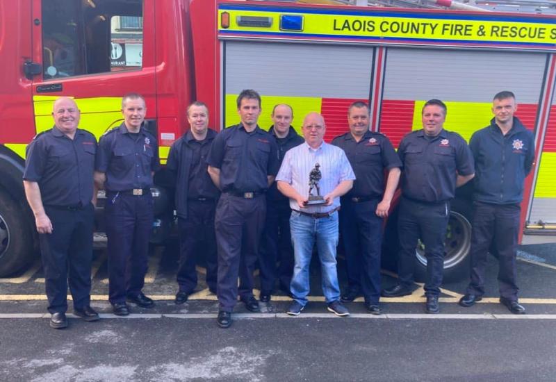 Laois Fire Chief pays tribute to retiring firefighter - Laois Live