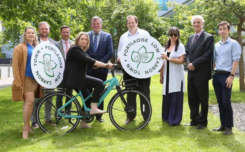 Portlaoise Low Carbon Town logo winning design unveiled - Laois Live