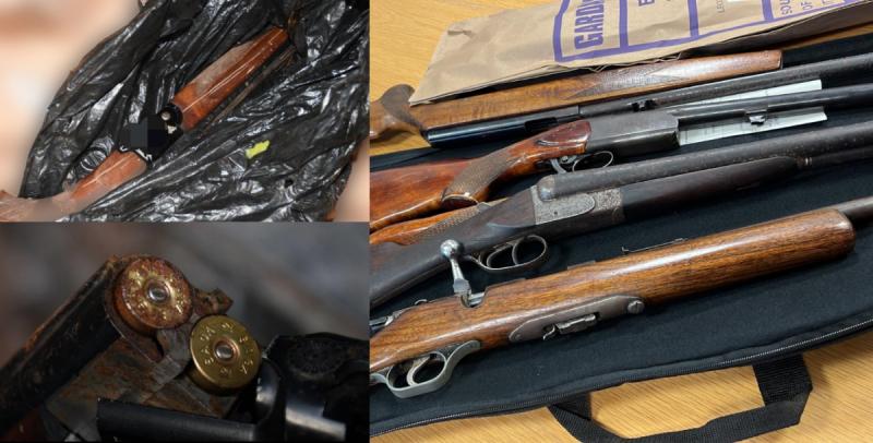 Loaded sawn-off shotgun seized by Laois Offaly Gardaí followed by ...