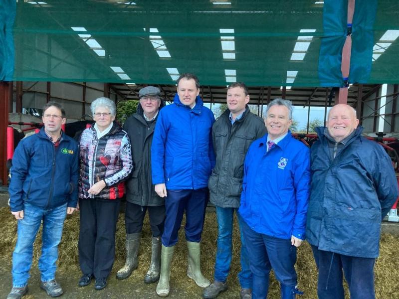 Minister for Agriculture visits Laois farm and Department offices ...