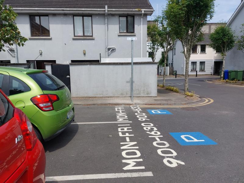 'Incredible' tiny sign eight foot high for Portlaoise paid parking ...