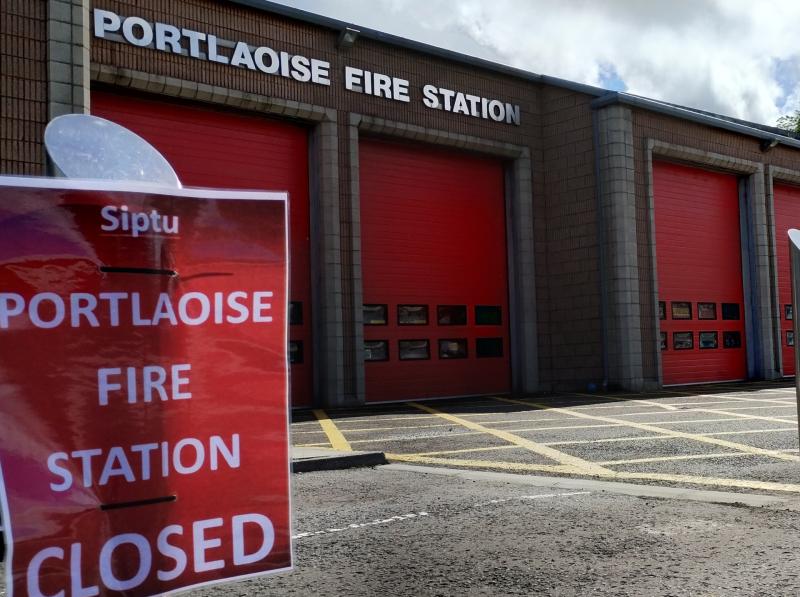 Laois pictures confirm escalation of firefighter's strike which ...
