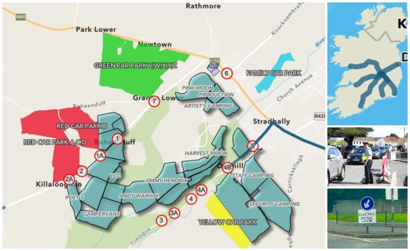 Use new Electric Picnic interactive map and not sat nav to get to Laois ...