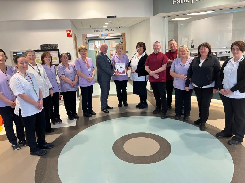 Laois team delighted to maintain Portlaoise hospital's 'gold' standard ...