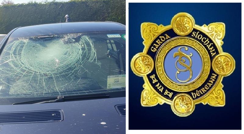 Gardaí investigate after cars smashed by rocks thrown on Laois motorway ...