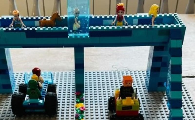 Laois boy rebuilds infamous Portlaoise bridge from Lego - Laois Live