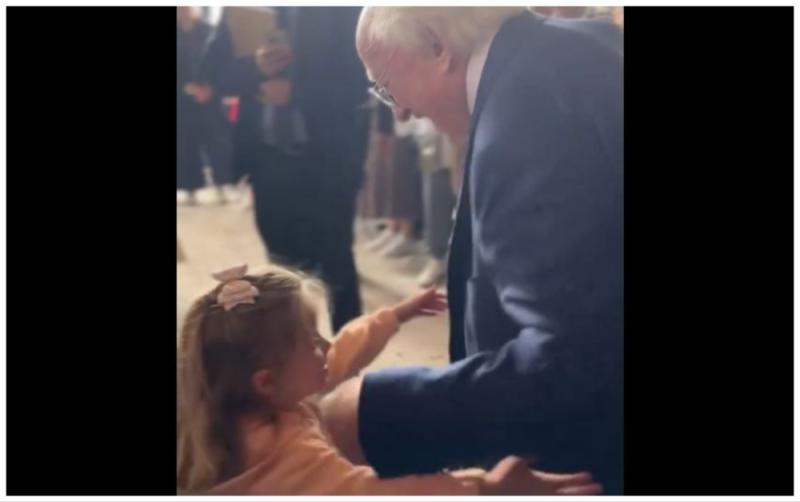 WATCH: Heart-melting scene as President Michael D Higgins hugs adorable ...