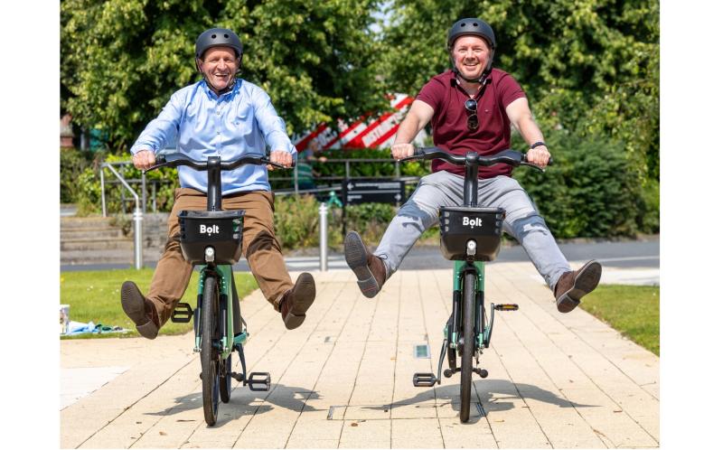 Bolt E-Bike public rental scheme launches in Portlaoise - Laois Live