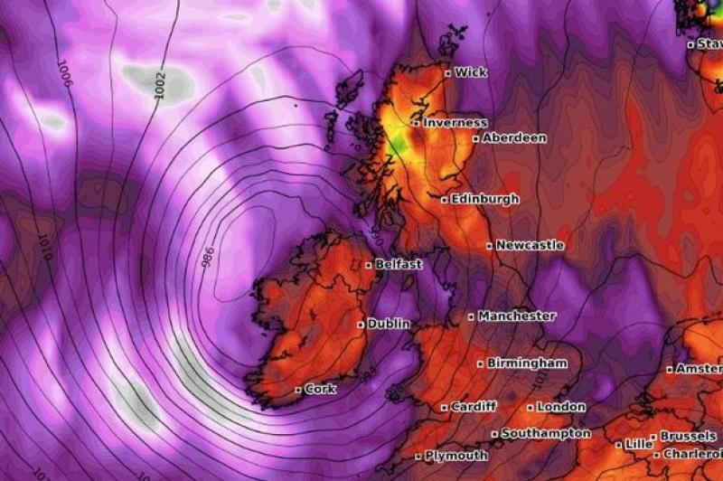 Storm Darragh Status Red, Status Orange, Status Yellow WARNINGS IN ...