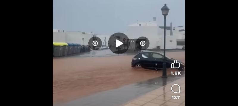 WATCH: Irish people warned amid wild footage of Lanzarote flooding ...