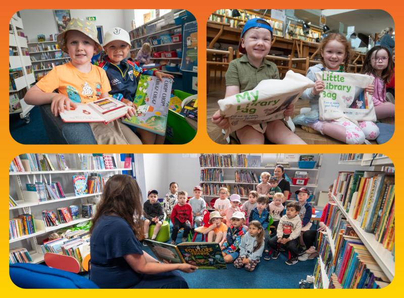 PICTURES: Laois little ones pick up free book bags in local libraries ...