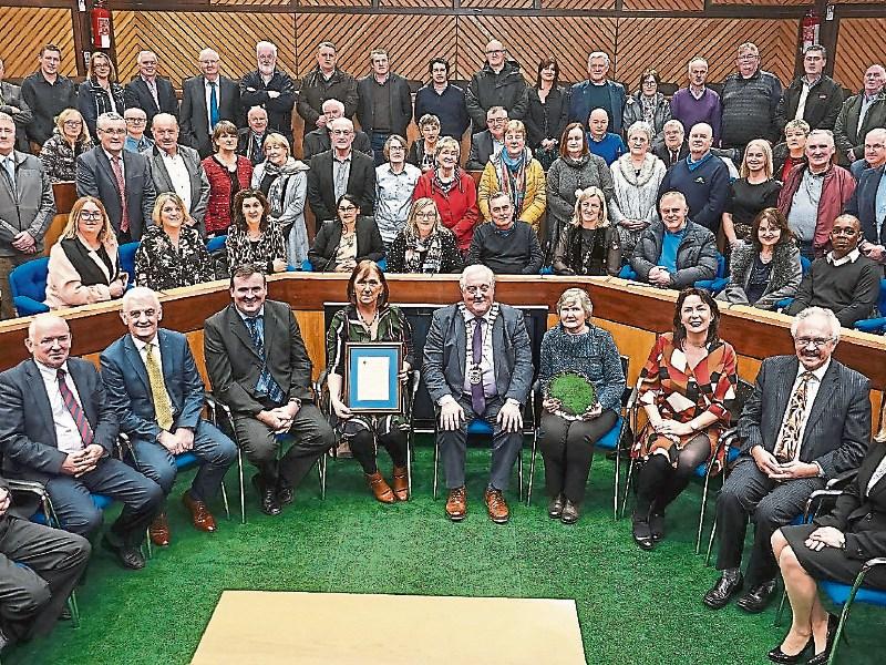 Durrow community honoured in County Hall - Laois Live