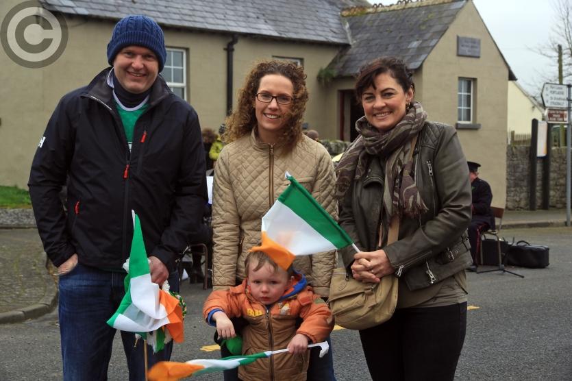 Rain not falling on Laois parades as the colours are flown early in ...