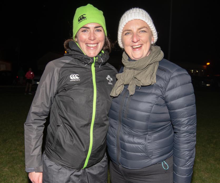 PICTURES - Irish rugby legend Nora Stapleton visits Portarlington RFC ...
