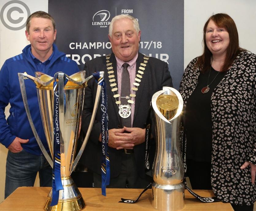 PICTURES: Rugby Champions Cup and PRO14 trophy tour in Laois - Photo 1 ...