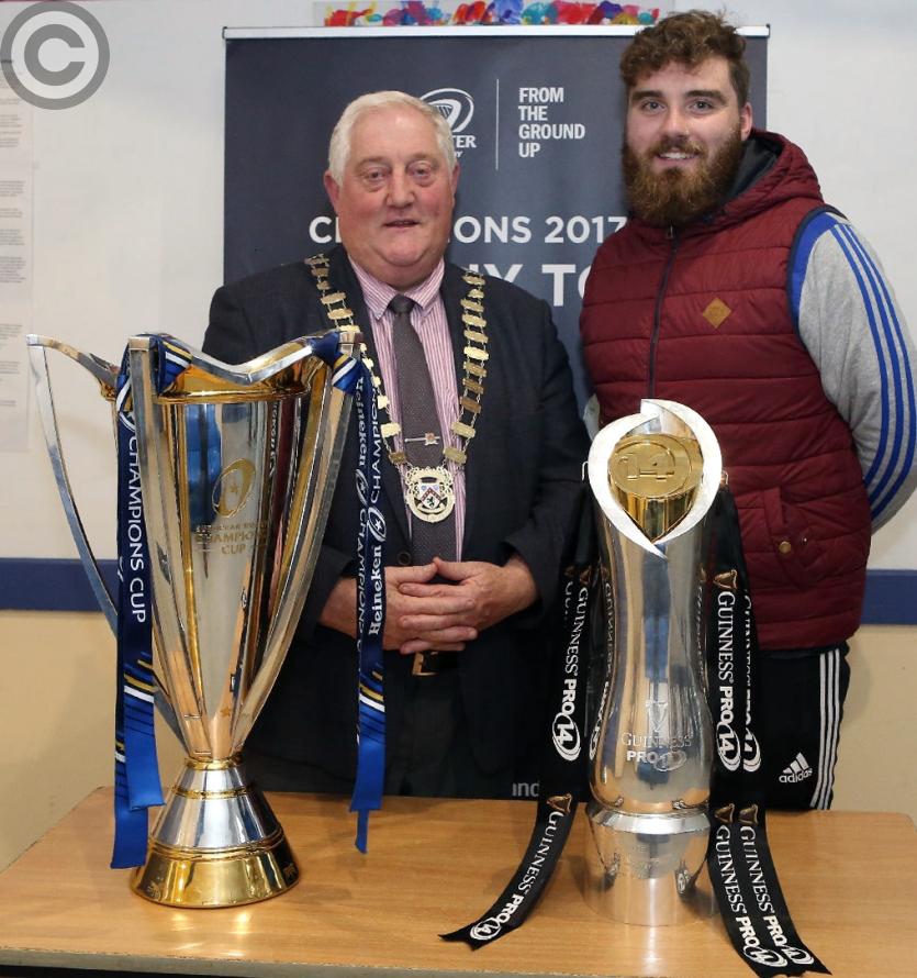 PICTURES: Rugby Champions Cup and PRO14 trophy tour in Laois - Photo 1 ...