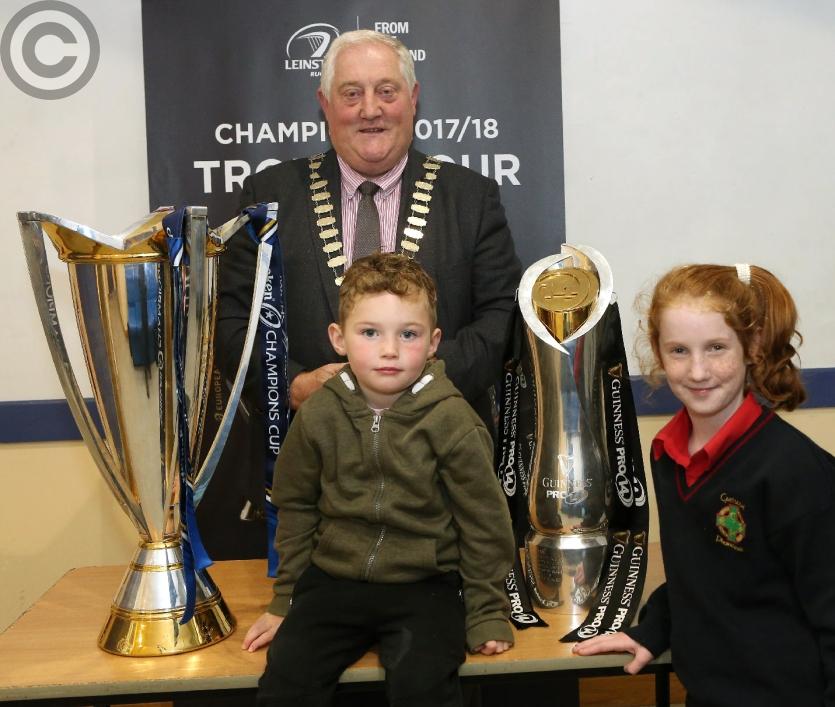 PICTURES: Rugby Champions Cup and PRO14 trophy tour in Laois - Photo 1 ...