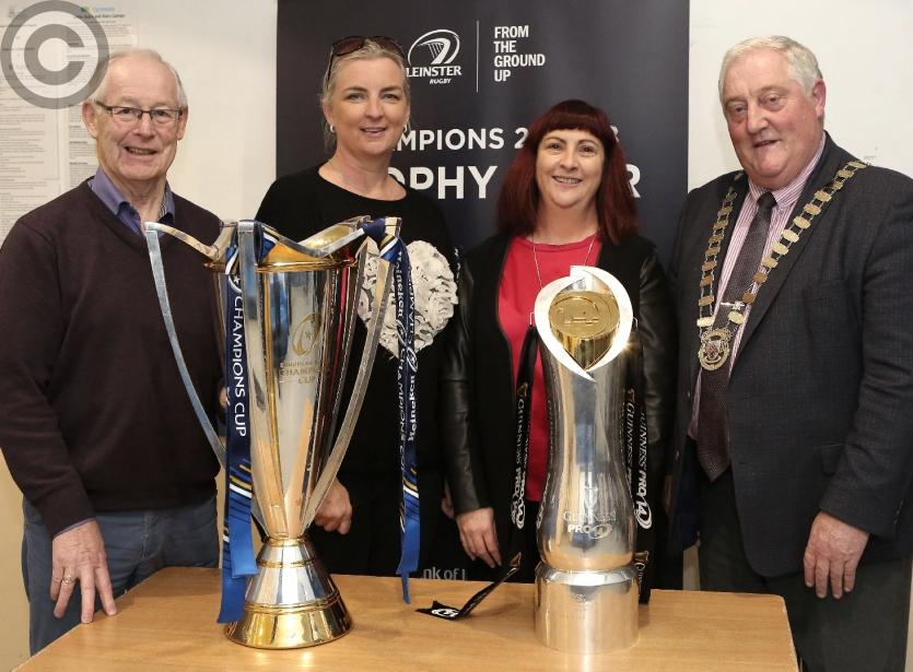 PICTURES: Rugby Champions Cup and PRO14 trophy tour in Laois - Photo 1 ...