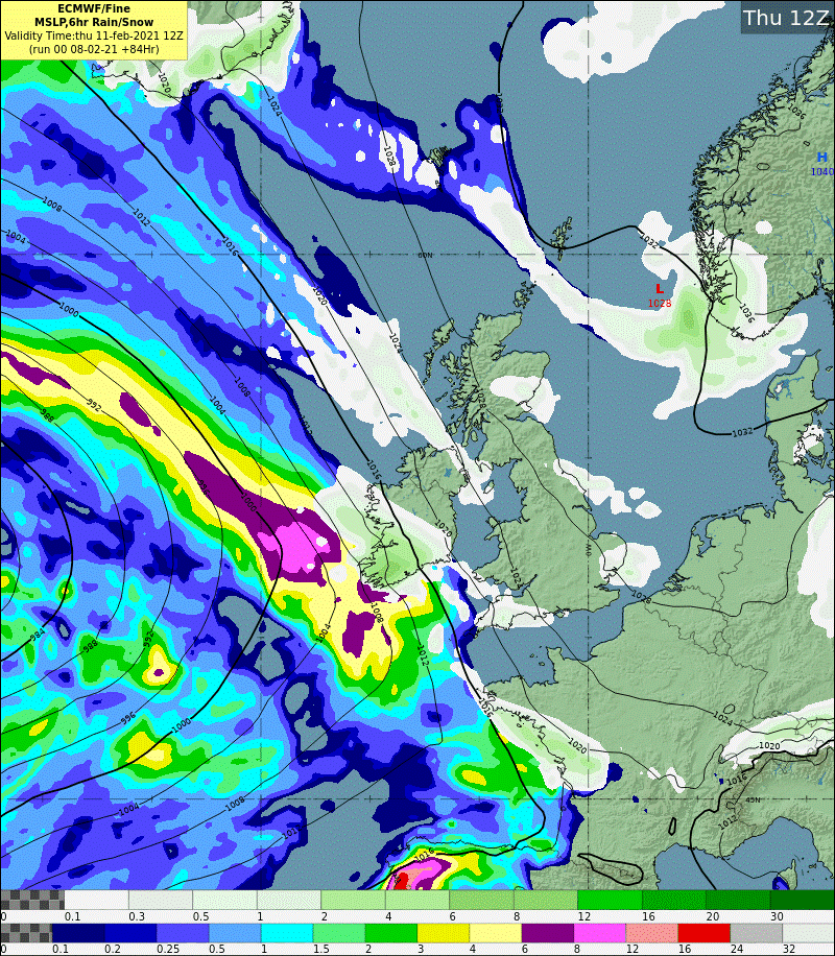 Met Éireann expects cold mild clash area over Ireland could deliver ...