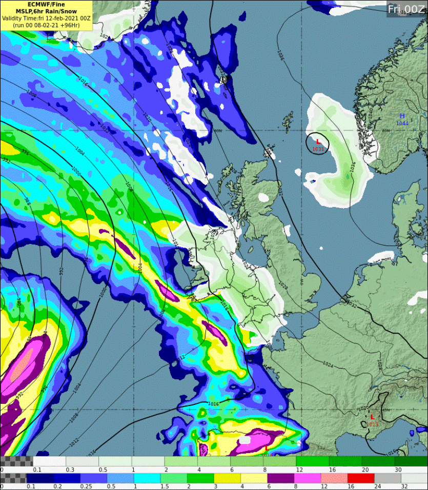 Met Éireann expects cold mild clash area over Ireland could deliver ...