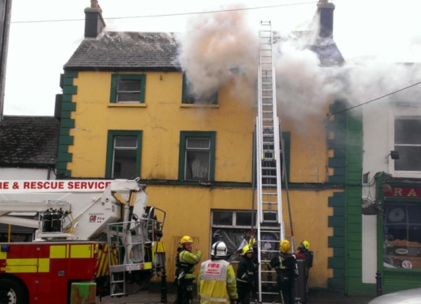 Structure examined at burnt hotel - Leinster Express