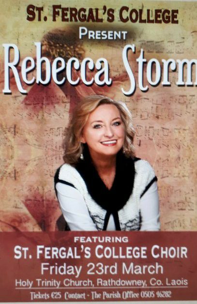 British singer and theatre actress Rebecca Storm to hold a concert with ...