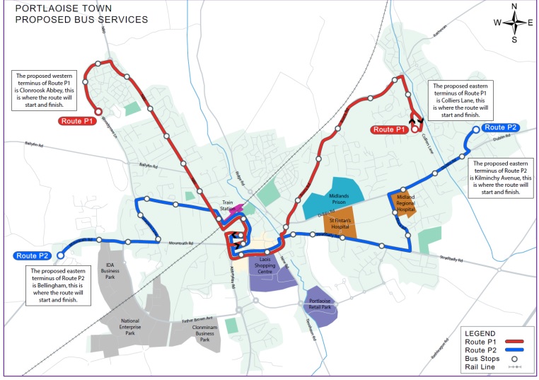 Laois council sets out ambitious plans for new 72 stop local Portlaoise ...