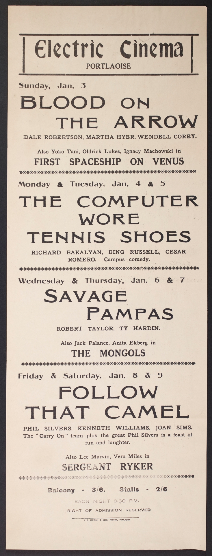 IN PICTURES: Old posters from Portlaoise Electric Cinema - Page 4 of 5 ...