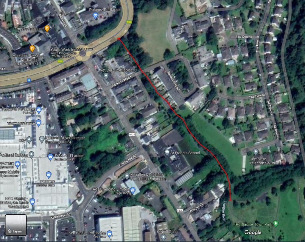 Portlaoise walkway temporarily closed - Laois Live