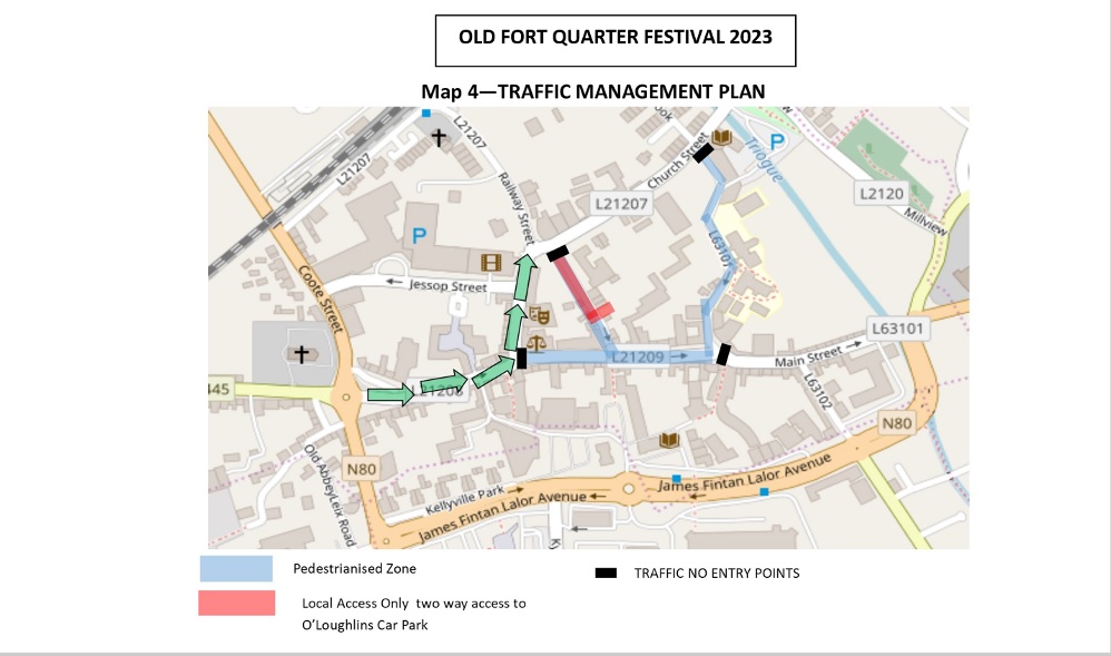 Weekend street closures planned for Portlaoise - Ireland Live