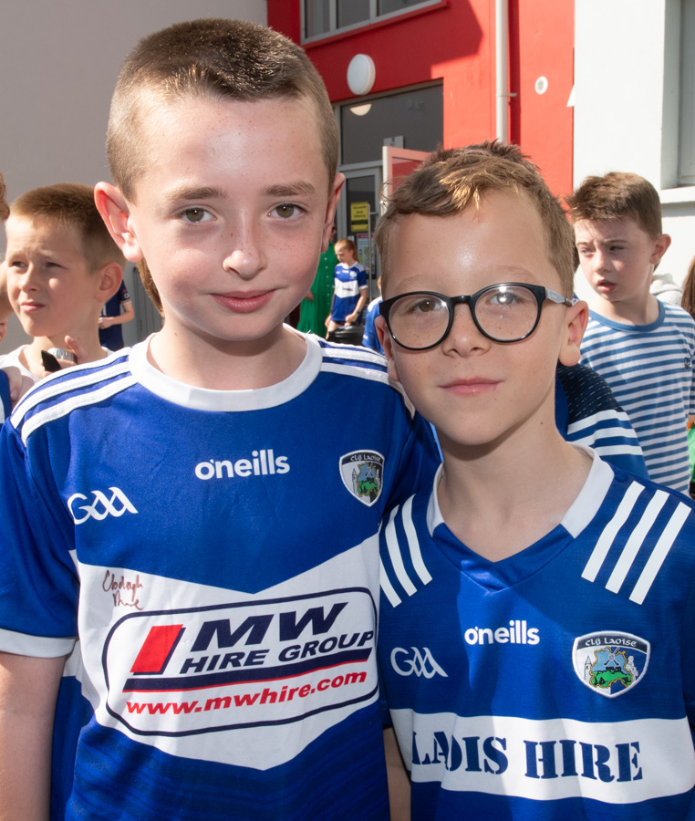 In PICTURES: Laois Gaelic football champs raise the Green at Portlaoise ...