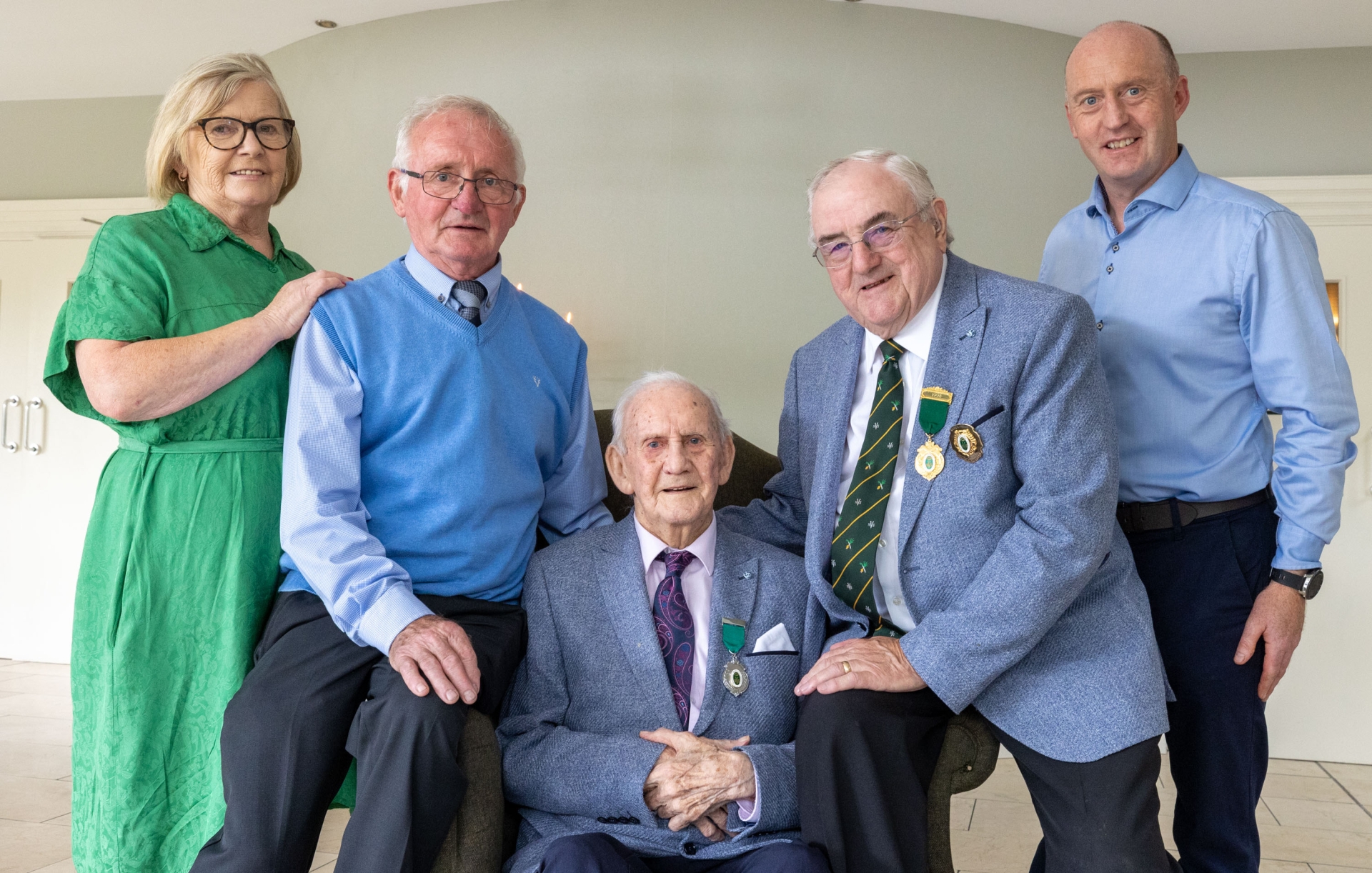 Big award and chats with President and Bishop for Laois 100 year old ...